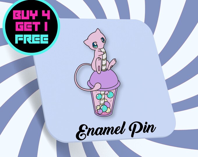 Umbreon Bubble Tea Pin Teaveelutions Collection // - Etsy