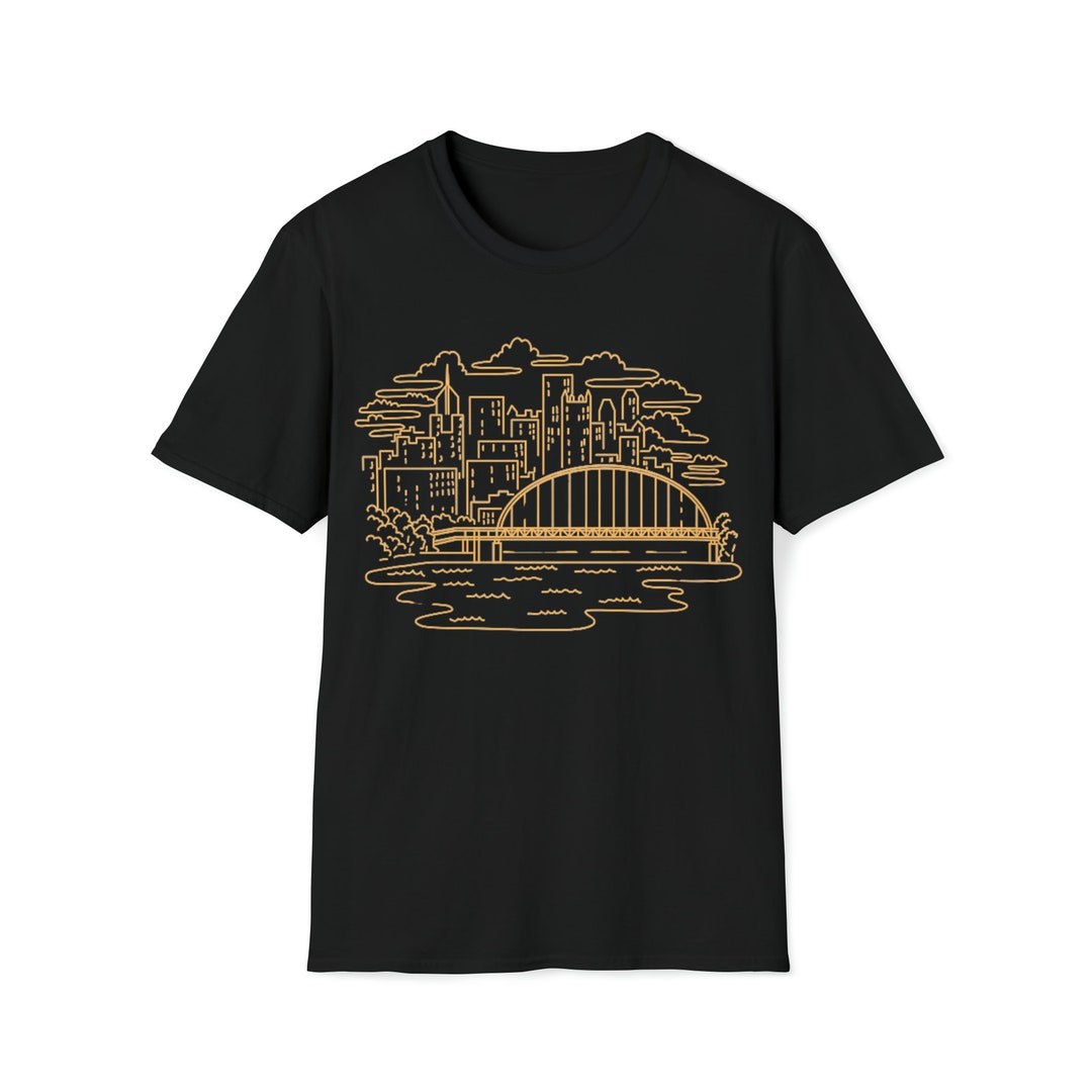Pittsburgh Shirt Pittsburgh Skyline Pittsburgh Tee Pittsburgh Skyline ...