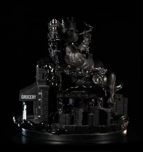 Notorious B.I.G. X Invisible Bully X Official BLACKOUT Statue Brand New ...