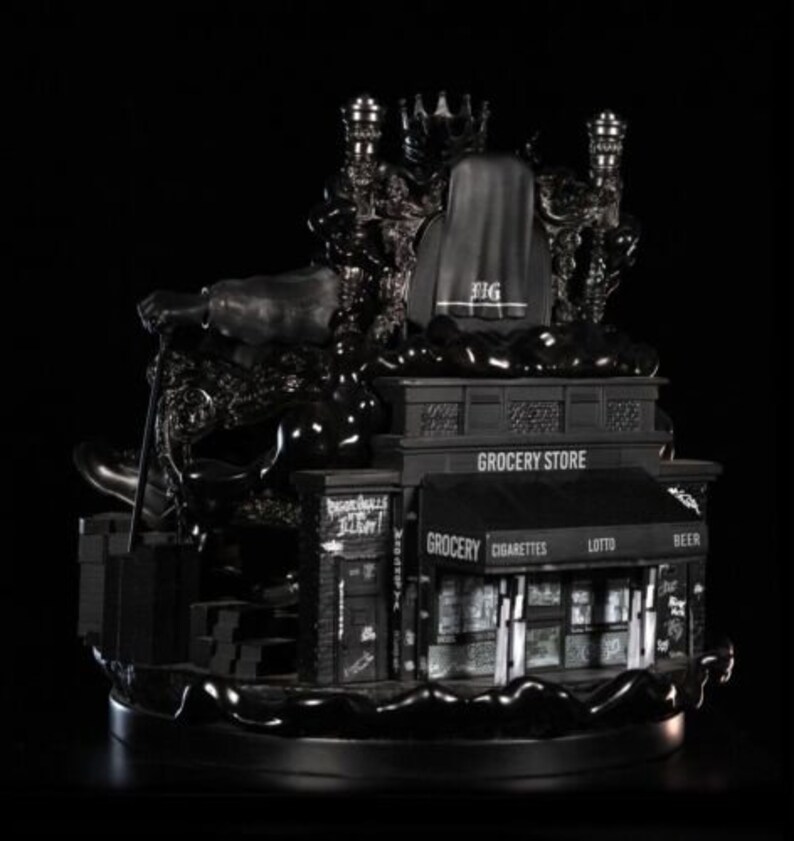 Notorious B.I.G. X Invisible Bully X Official BLACKOUT Statue Brand New ...