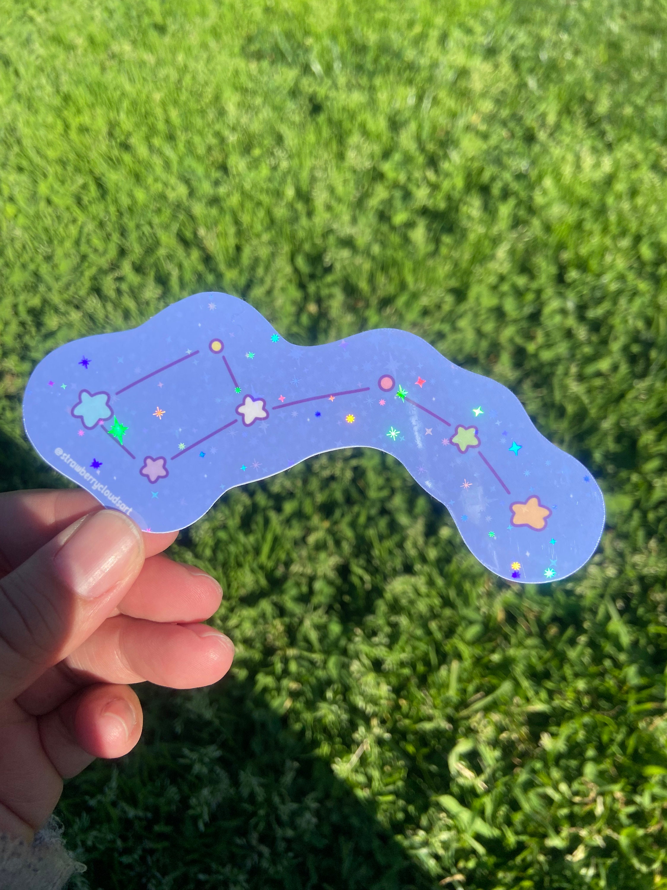 Little Dipper Sticker Cute Constellation Vinyl Sticker - Etsy