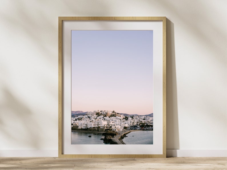 Naxos Greece Art Print Digital Download DIY Colorful Greek Wall Art ...