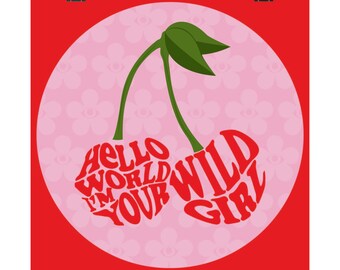 Cherry Bomb Printable Poster - Etsy