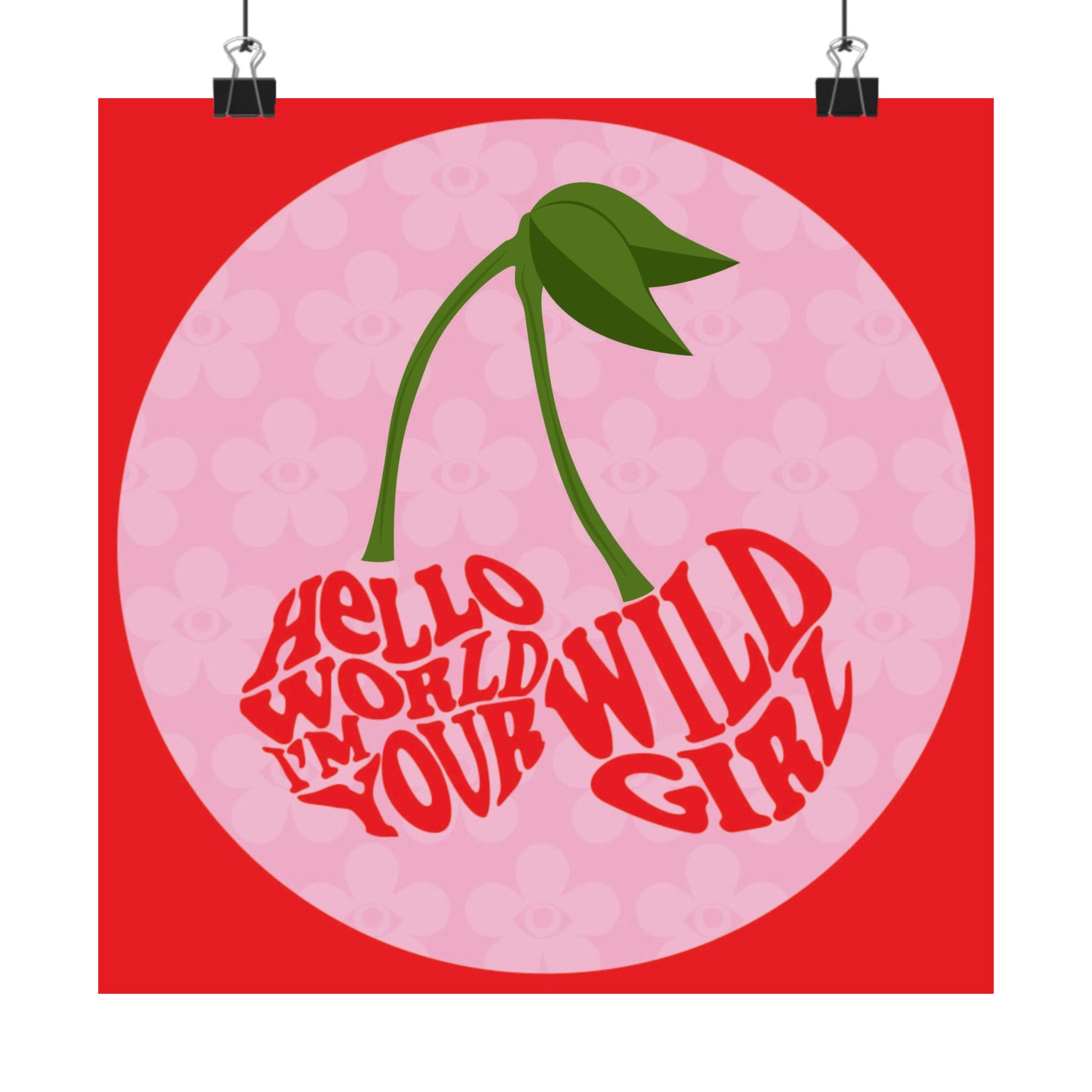 Cherry Bomb Poster - Etsy