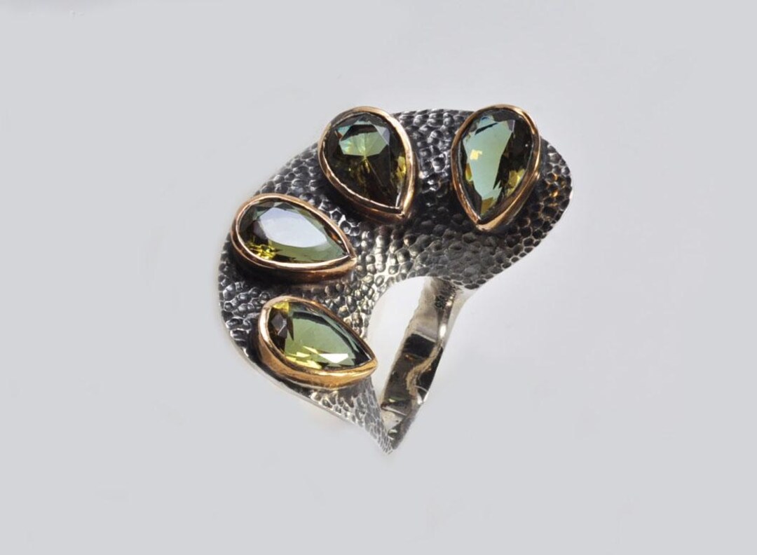 Handmade Color Changing Zultanite Silver Ring,handcrafted Zultanite ...