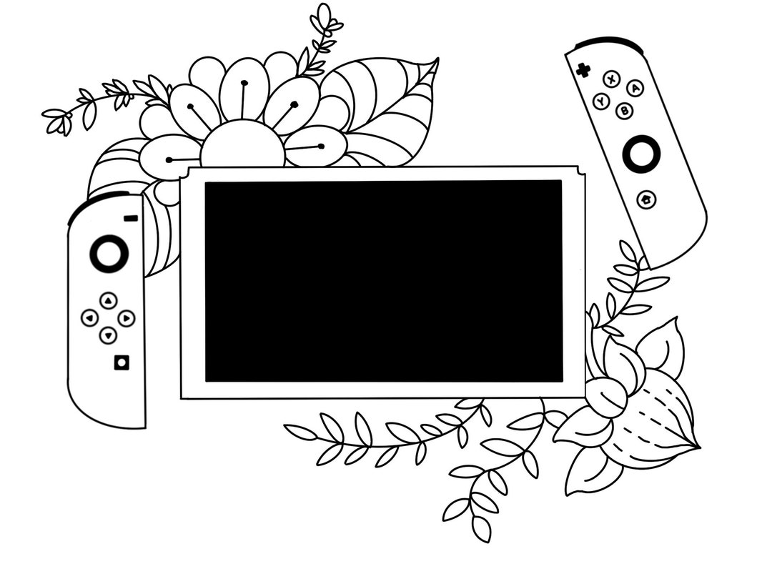 Floral Game Console SVG / Cozy Gaming / Gamer Svg / Handheld Console ...