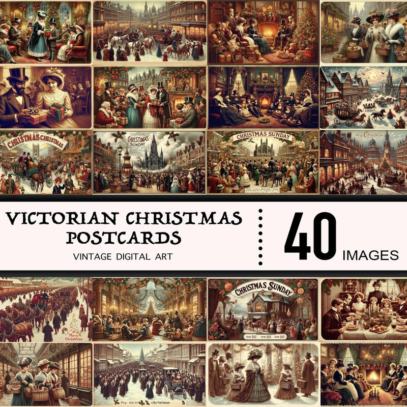 Victorian Postcards - Etsy