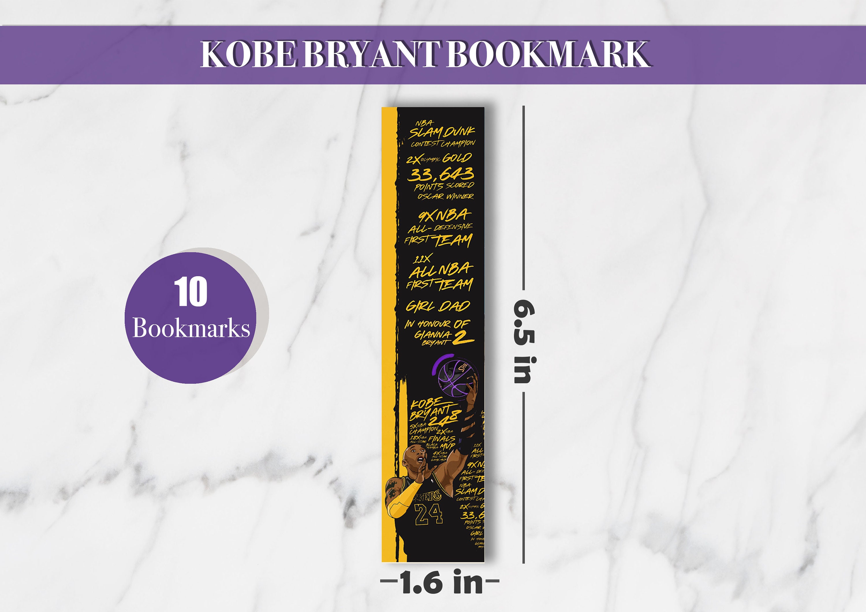 Kobe Bryant Bookmarks, NBA, Basketball, Black Mamba Mentality ...
