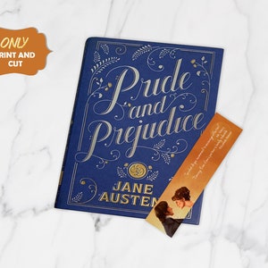 Pride and Prejudice, Bookmark, Elizabeth and Darcy, Jane Austen ...