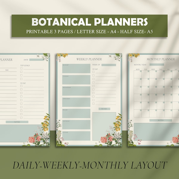Planner Printable - Etsy