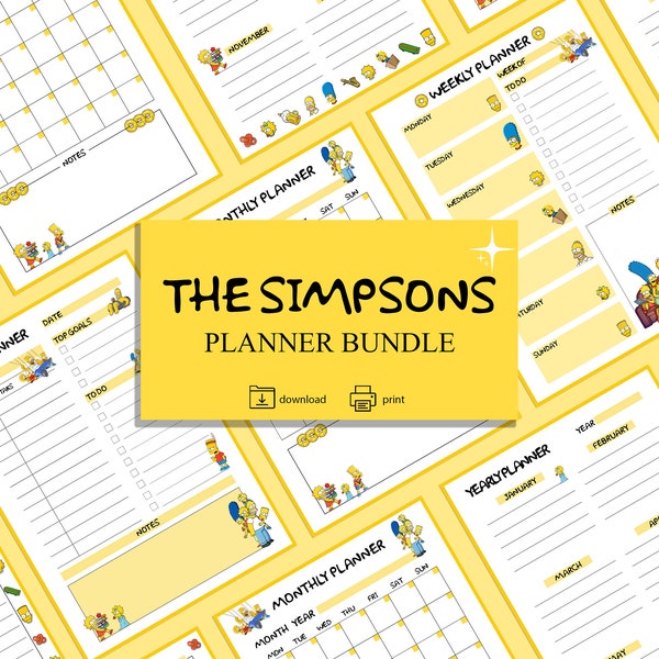 Weekly and Daily Planner Printable - Etsy