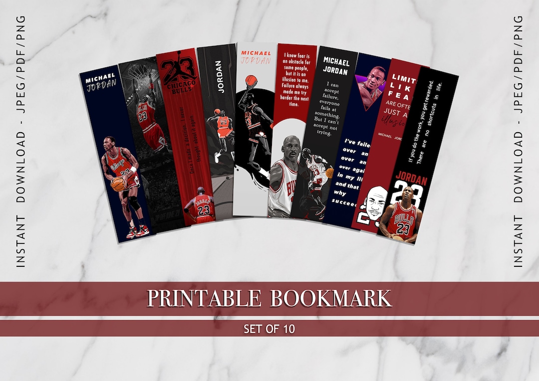 Michael Jordan Bookmarks, Michael Jordan Dunk, 23 MJ, Basketball, NBA ...