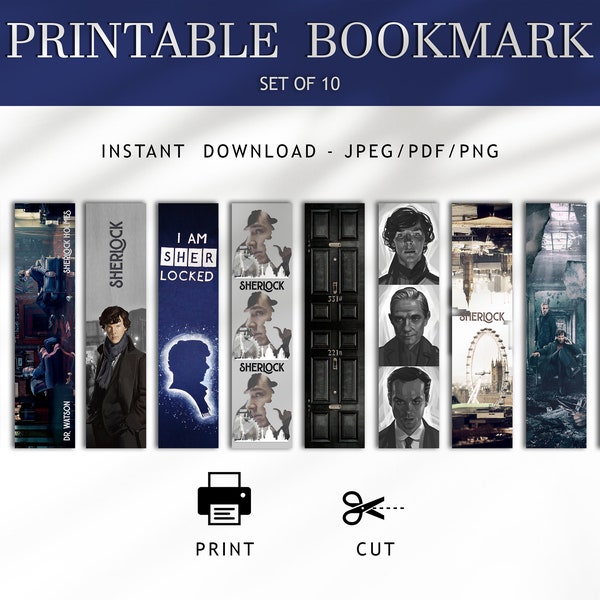 Sherlock Printable - Etsy