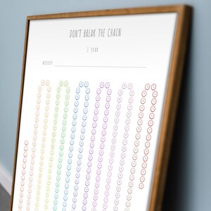 1 Year 'don't Break the Chain' Challenge - Etsy