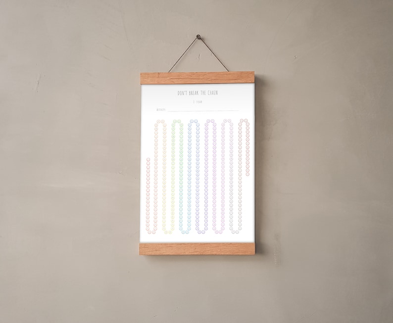 1 Year 'don't Break the Chain' Challenge - Etsy