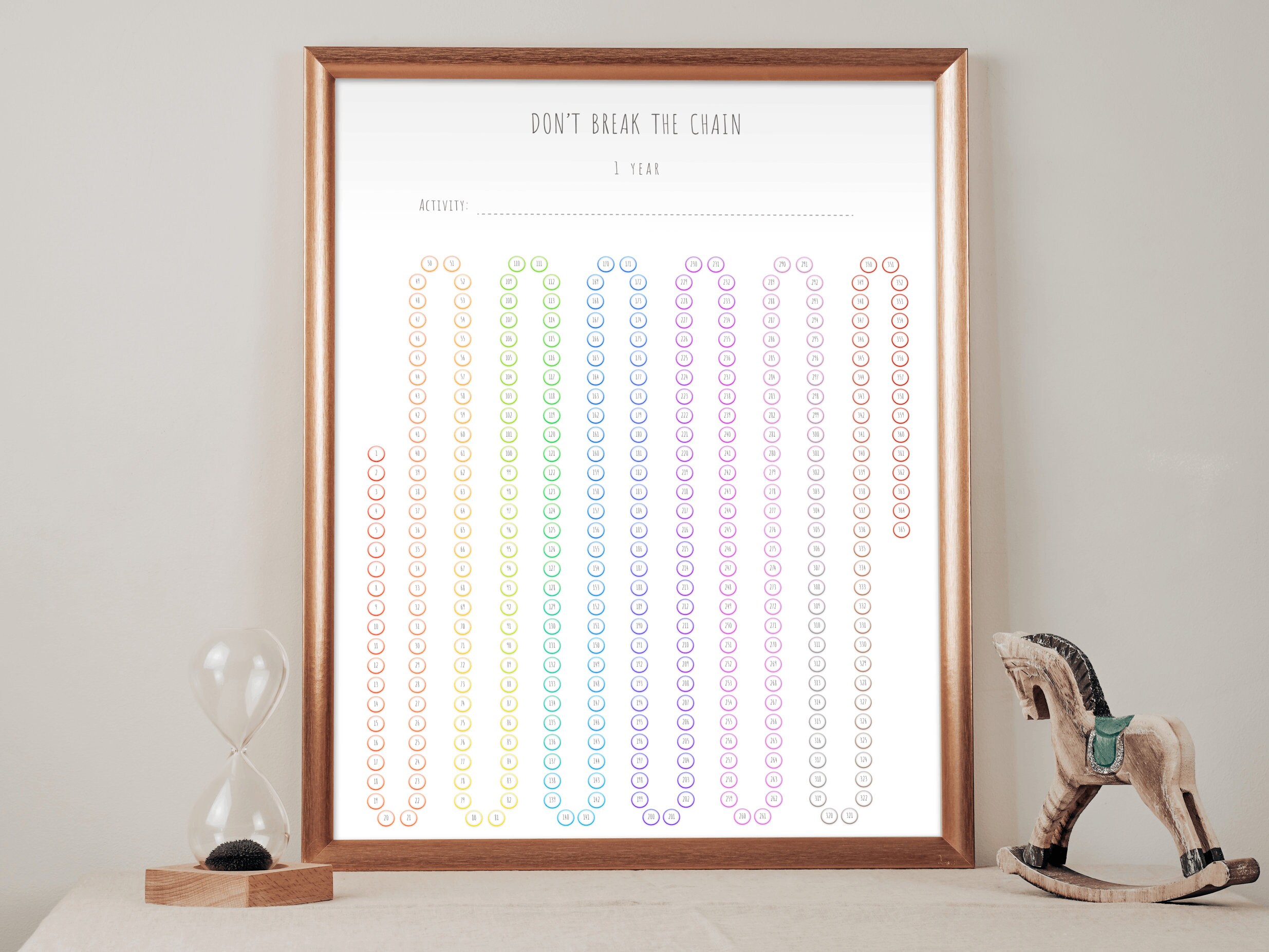 1 Year 'don't Break the Chain' Challenge - Etsy