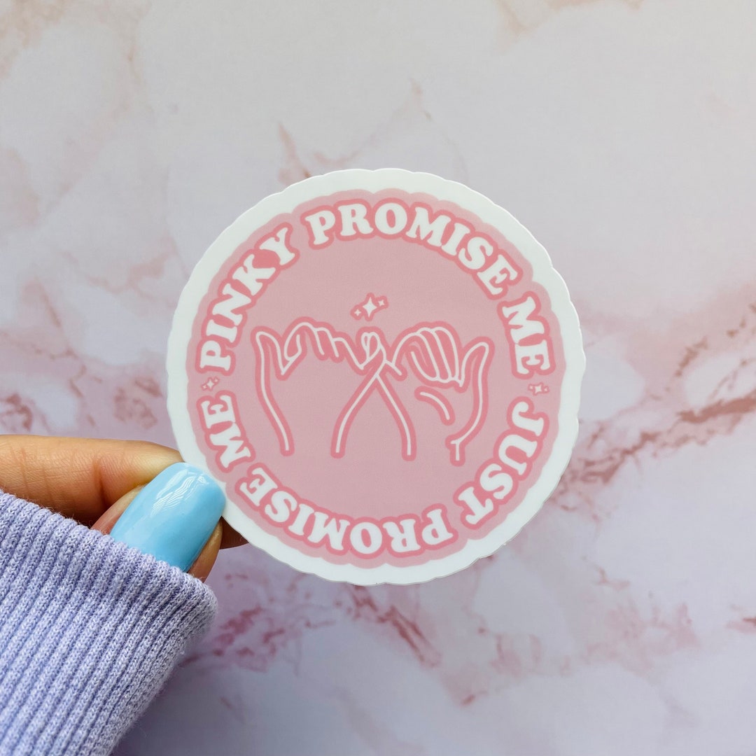 Pinky Promise Sticker - Jimin BTS Inspired Sticker - Etsy