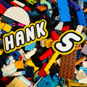 Lego Personalized Birthday Name and Age Acrylic Cake Topper or Charm ...