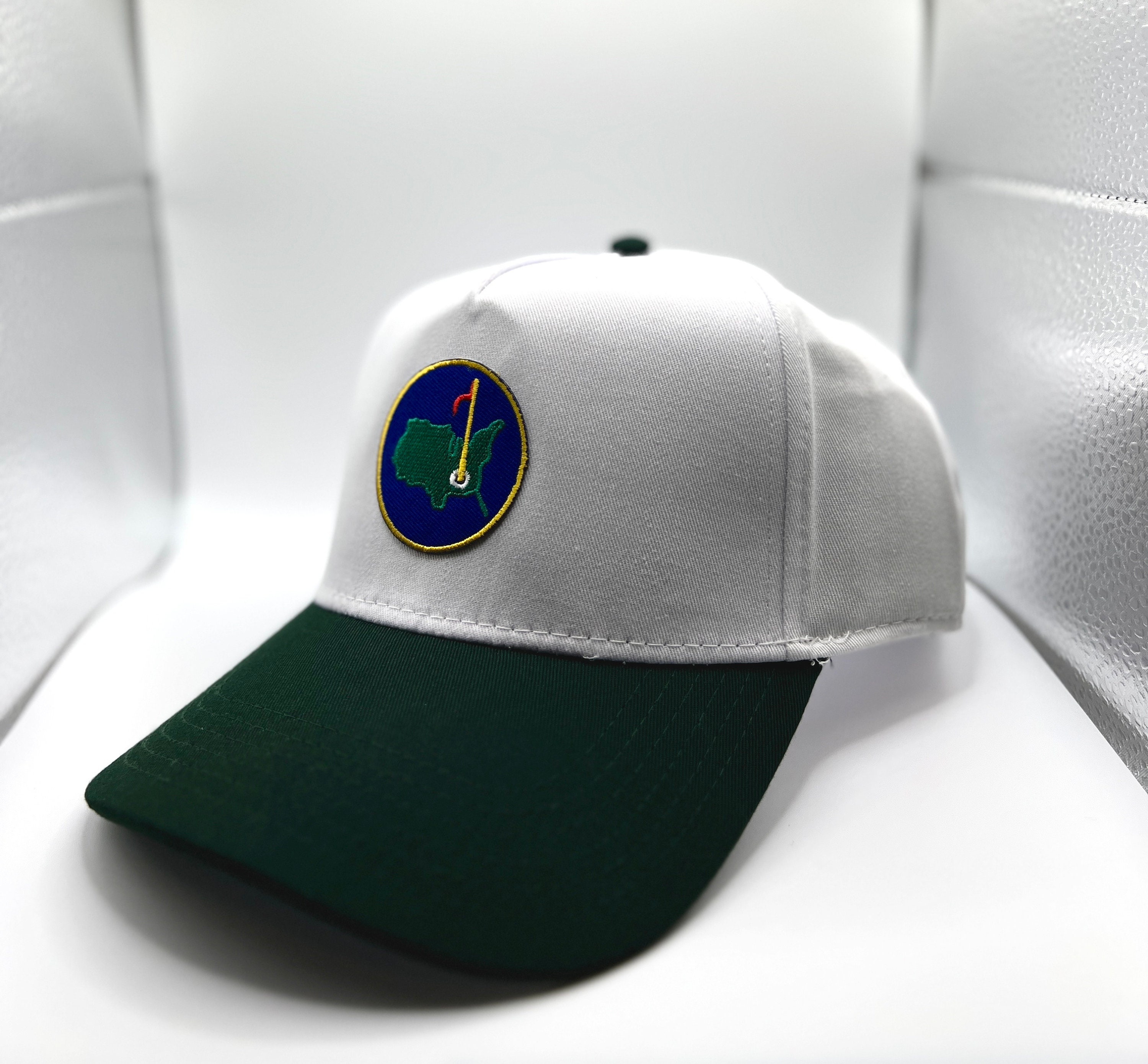 PGA Tour Hat, Vintage Masters Hat, Embroidered Patch Snapback Cap, Low ...