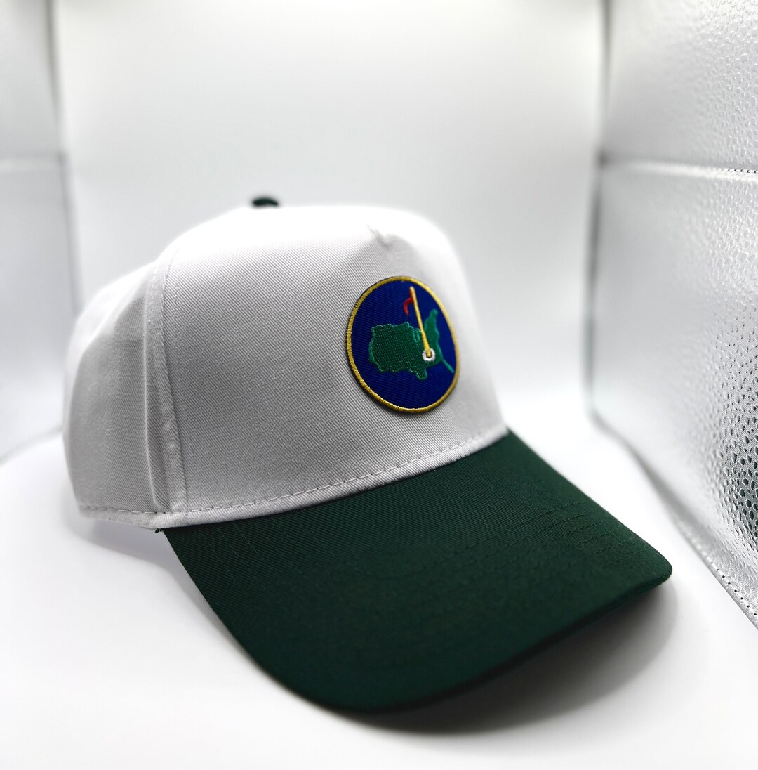 PGA Tour Hat, Vintage Masters Hat, Embroidered Patch Snapback Cap, Low ...
