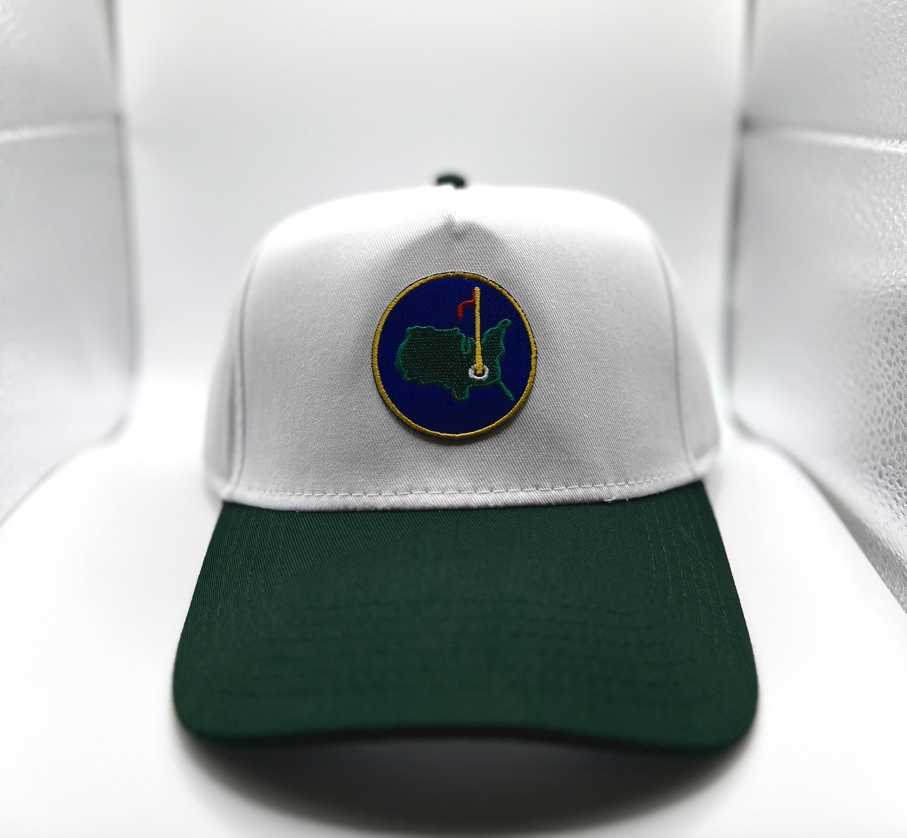 PGA Tour Hat, Vintage Masters Hat, Embroidered Patch Snapback Cap, Low ...