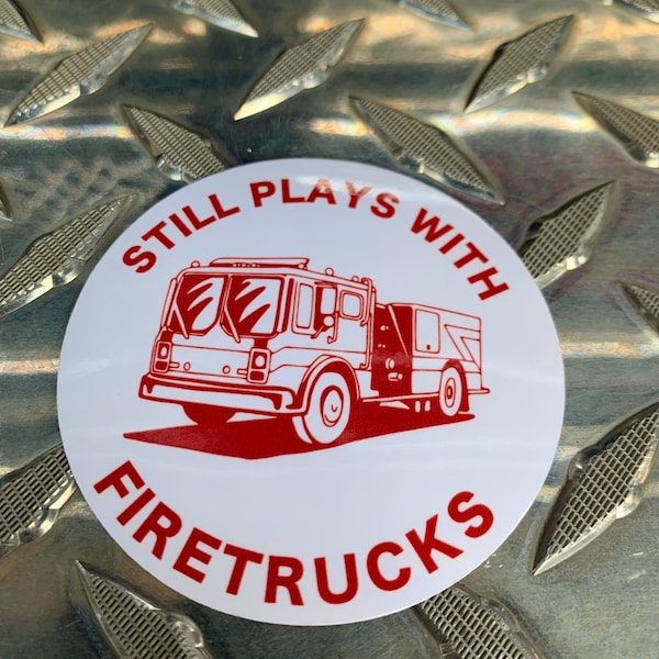 Funny Firefighter Decals - Etsy
