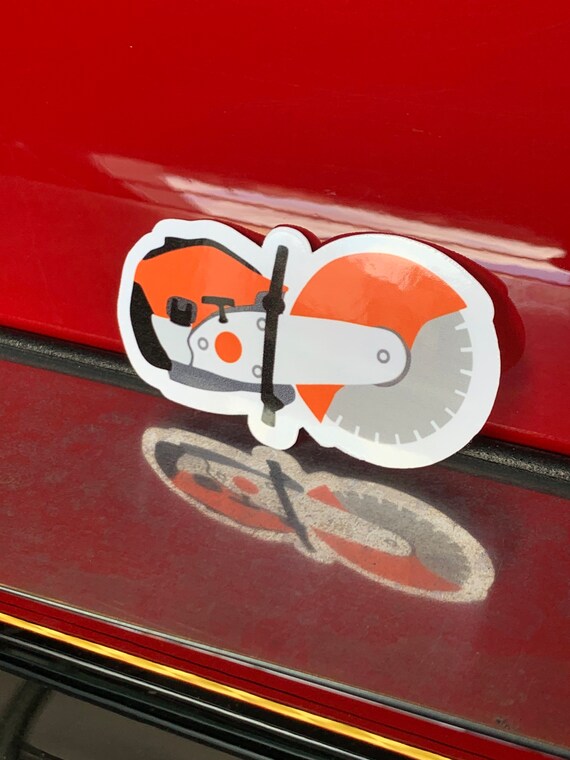 K-12 Saw Sticker Firefighter Sticker Firefighter Gift | Etsy