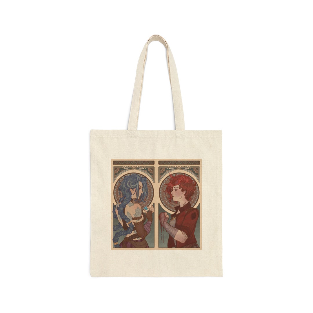 Jinx and Vi Cotton Canvas Tote Bag - Etsy