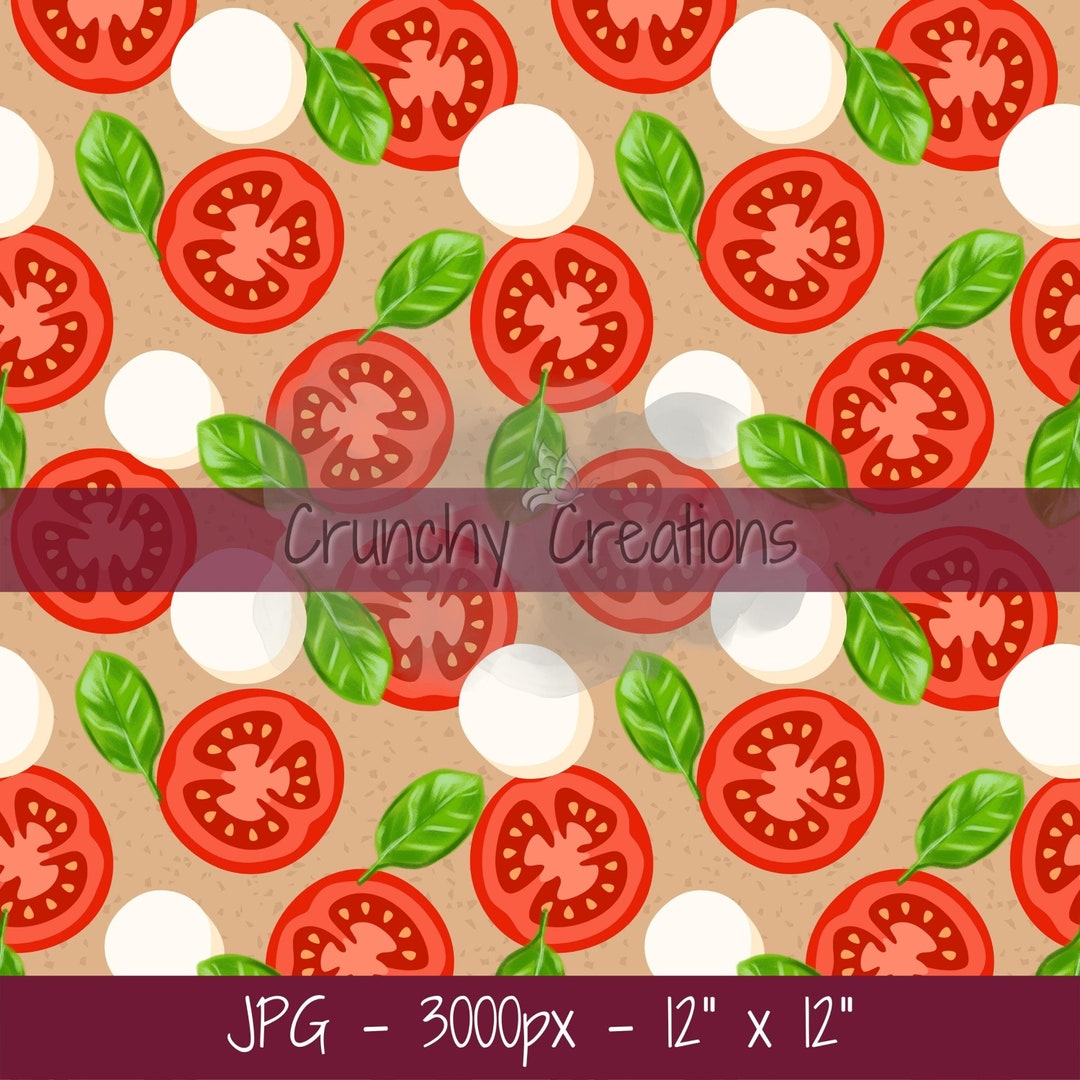 Pizza Digital Print, Seamless Files for Fabric, Food Digital Paper ...