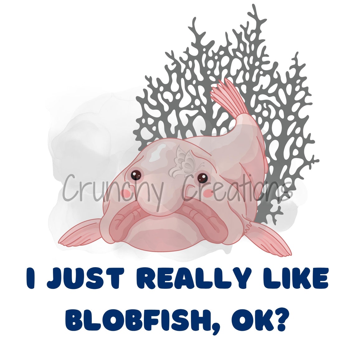 Blobfish PNG Files for Sublimation, Blobfish Clip Art, Blobfish Quote ...