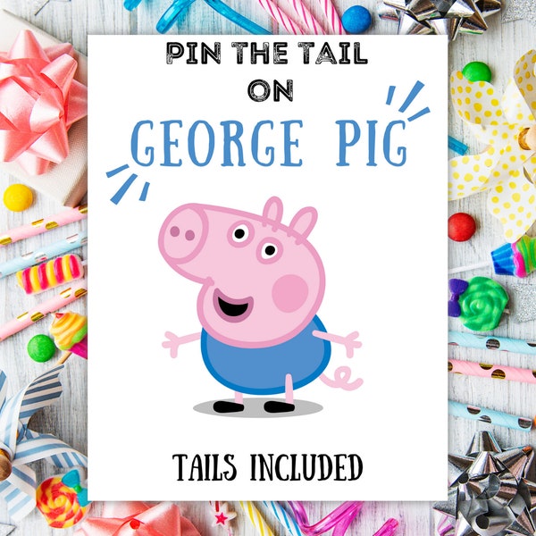 George Pig Party - Etsy