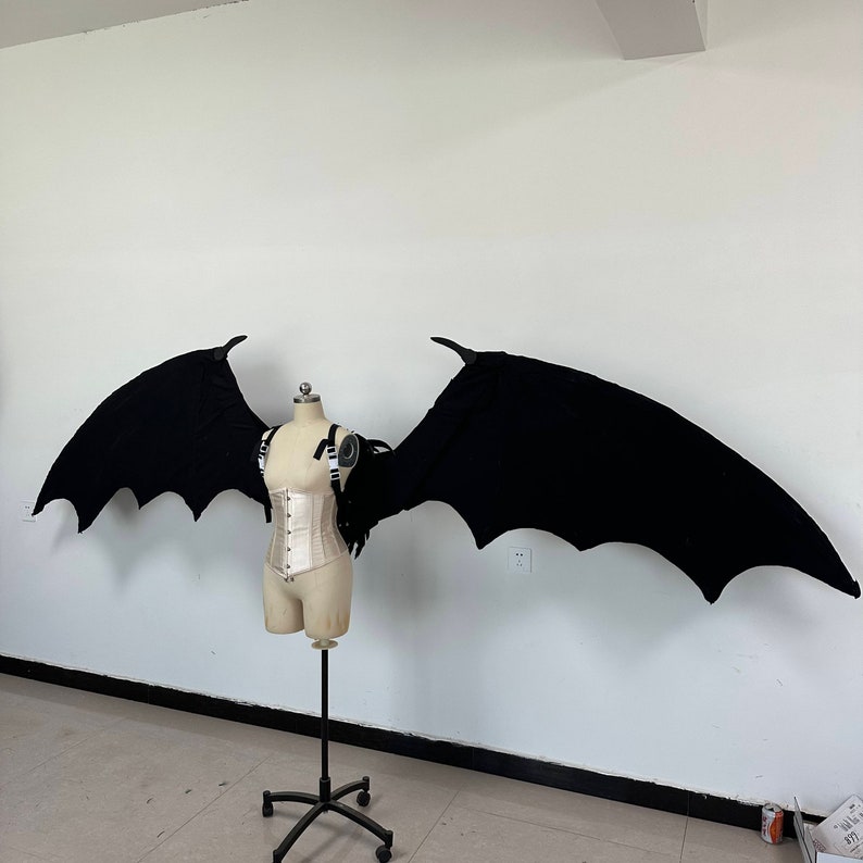 Automatic Movable Devil Wings From Cloth Festival Photography ...