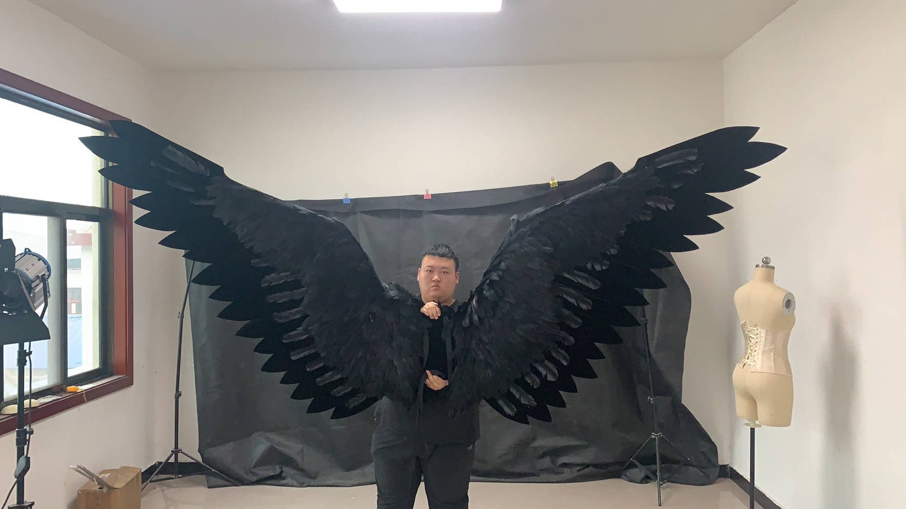 Movable Angel Wings Costume From Feathers Cosplay Festival Photography ...