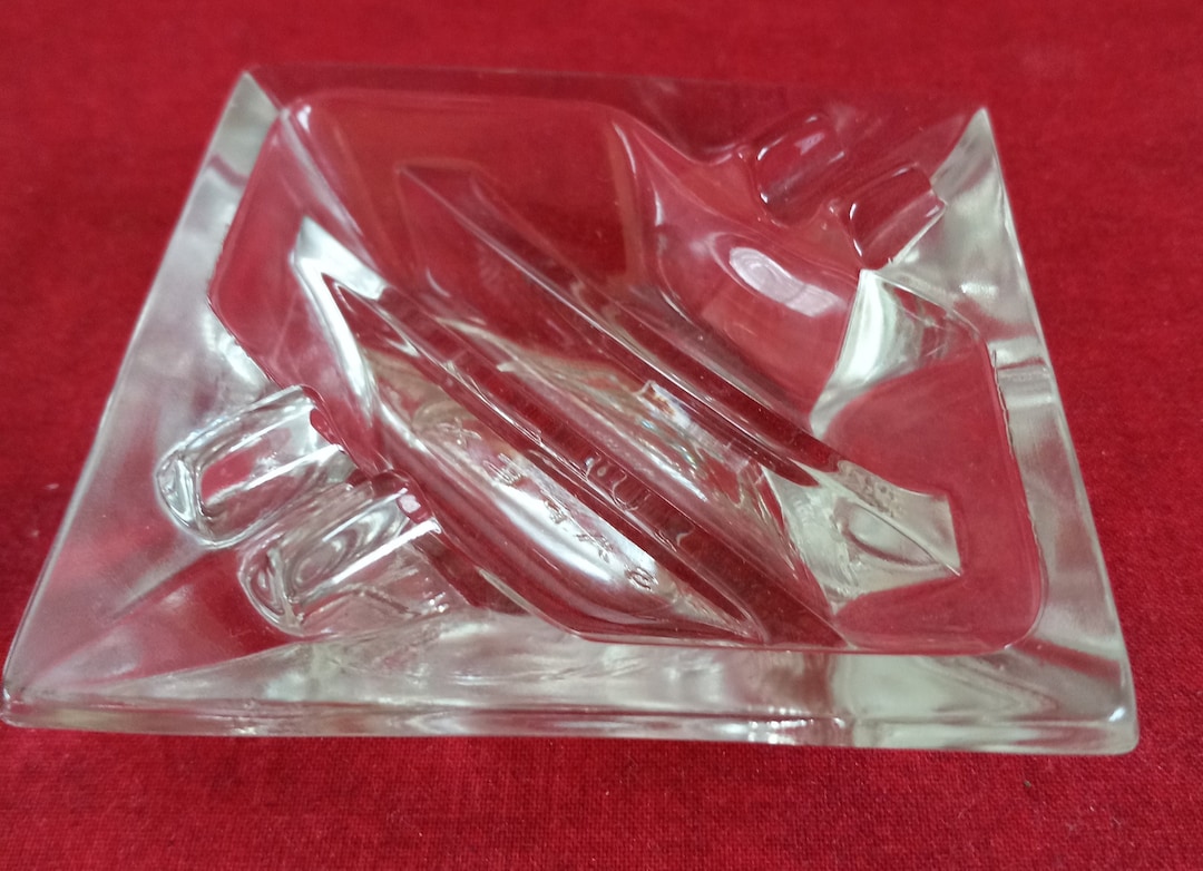 Vintage Safex Self Extinguishing Ashtray Clear Glass - Etsy