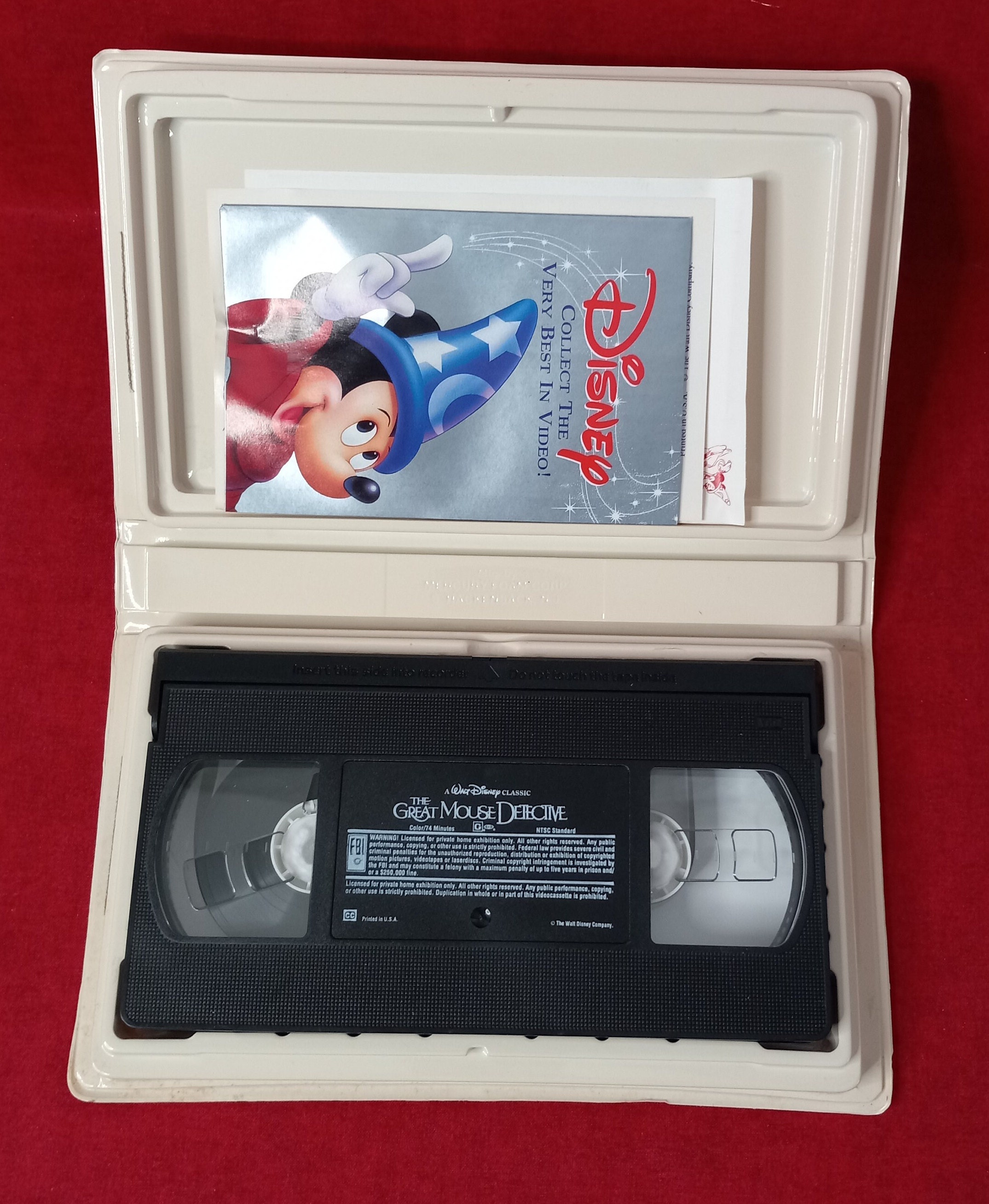 Walt Disney Classic the Great Mouse Detective Used Black Diamond VHS ...