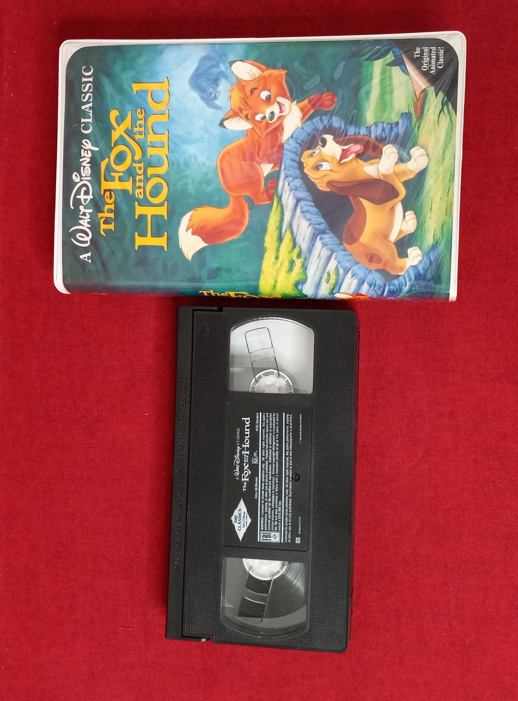 Walt Disney Classic the Fox and the Hound Black Diamond Used VHS #2041 ...