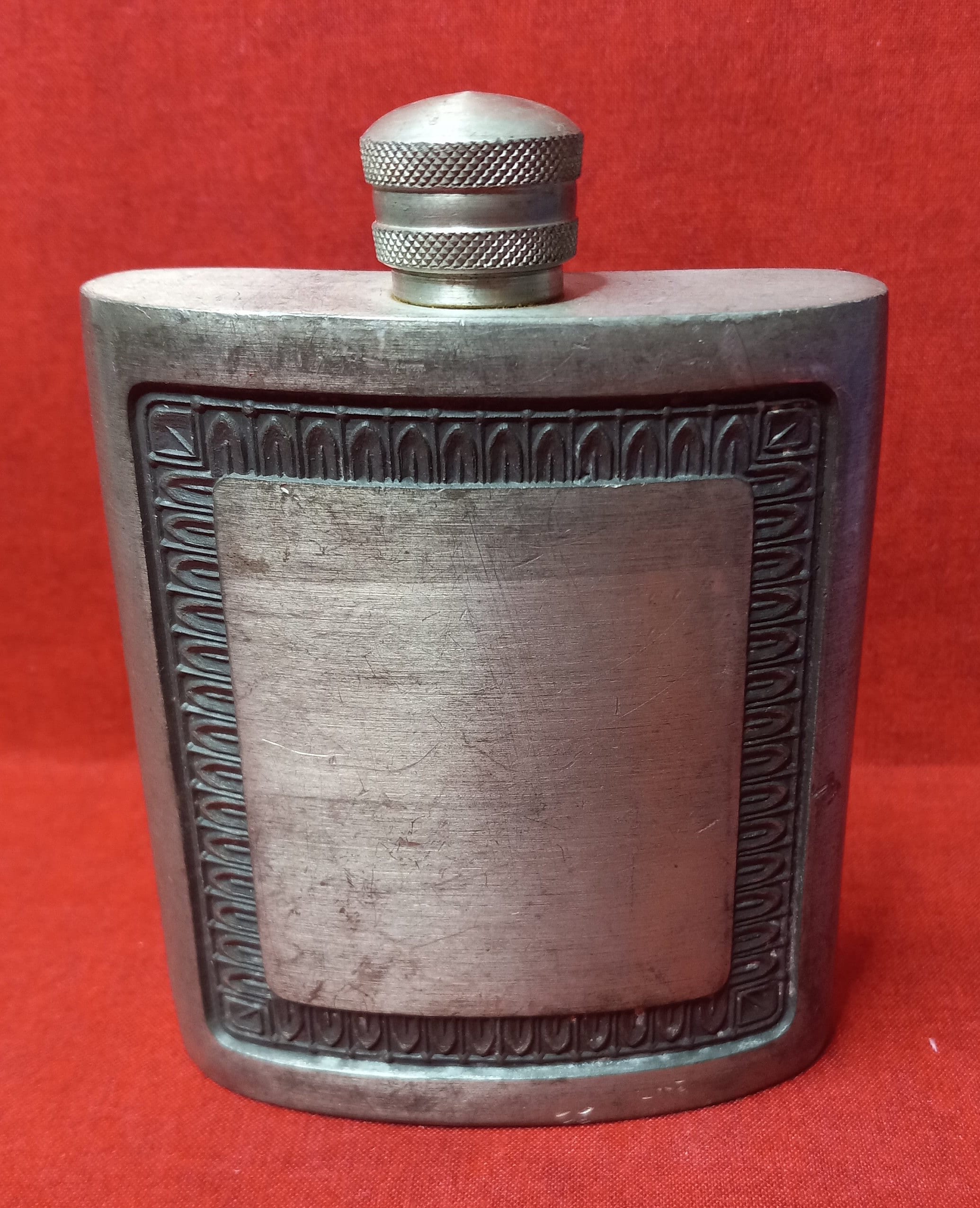 Vintage Whiskey Flask. Kings Pewter Thailand OC5 - Etsy