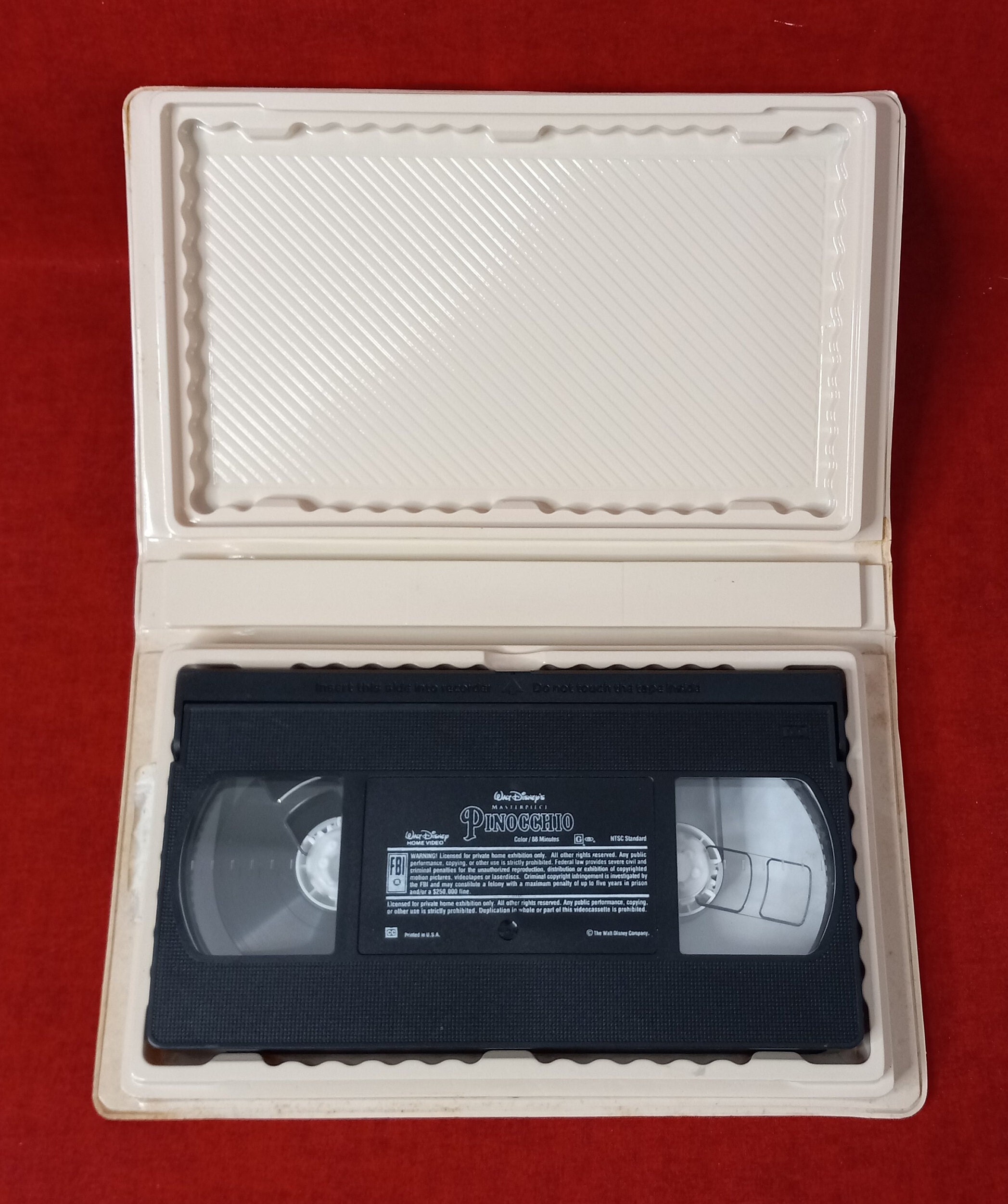 Walt Disney's Masterpiece Pinocchio Used VHS #239 - Etsy