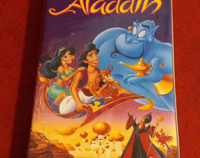 Walt Disney's Classic aladdin VHS 1662 Black Diamond Classics - Etsy