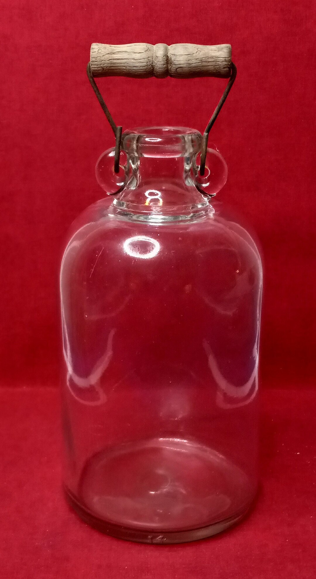 Vintage One Gallon Double Ear Glass Cider/whiskey Jar With Handle - Etsy