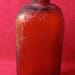 Vintage Brown Amber Square Glass Bottle With Round Neck(#ap30) - Etsy
