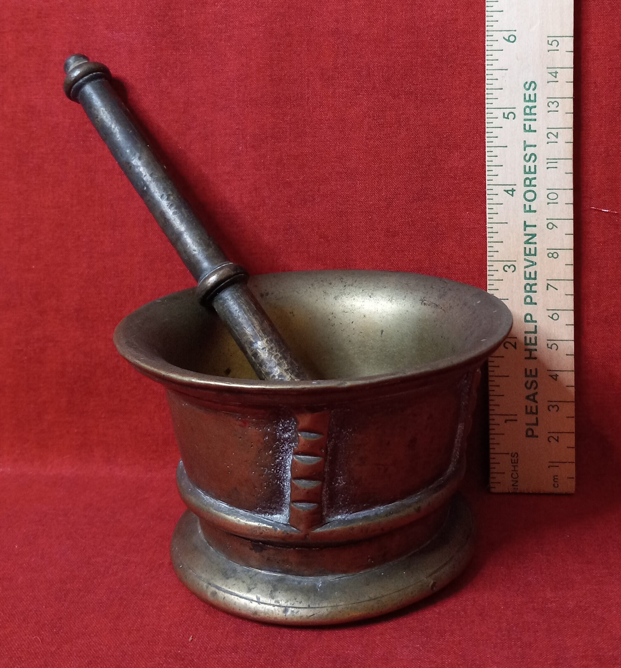 Brass Mortar and Pestle With Rounded Base - Etsy