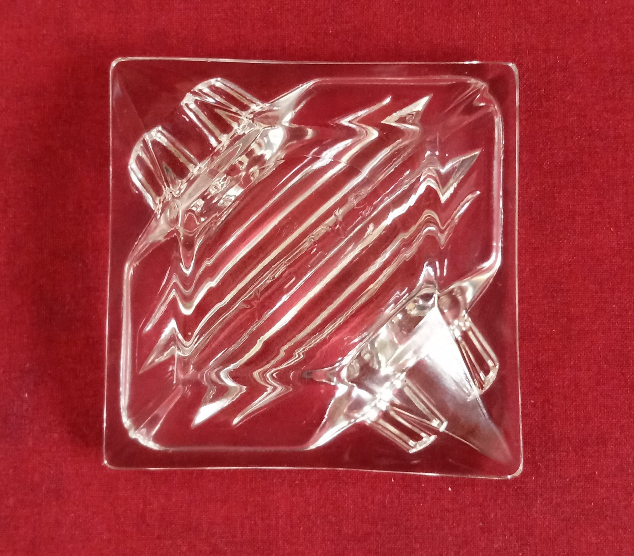 Vintage Safex Self Extinguishing Ashtray Clear Glass - Etsy