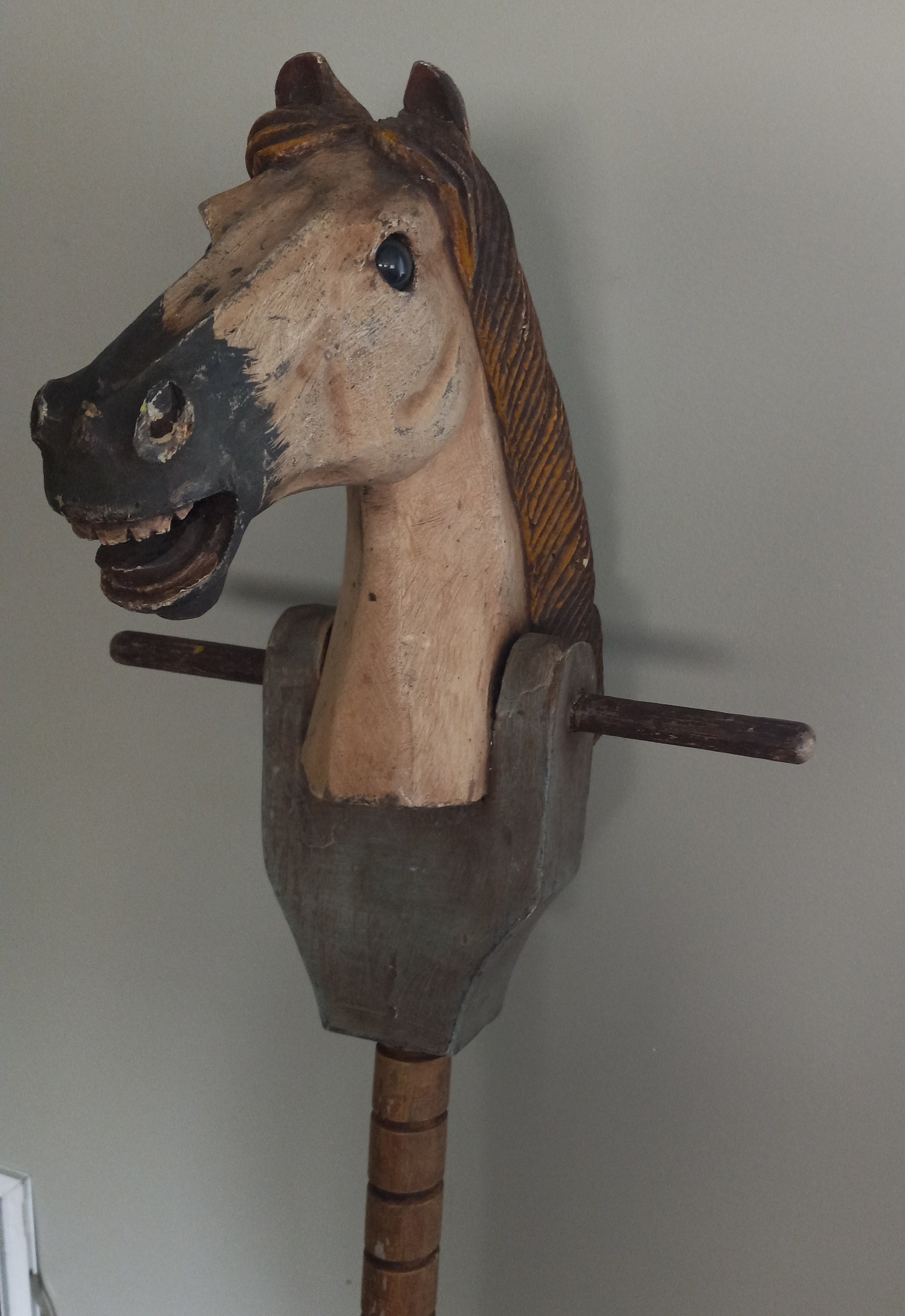 Antique Stick Horse Toy Hobby Horse Toy Ride on Horse Toy - Etsy
