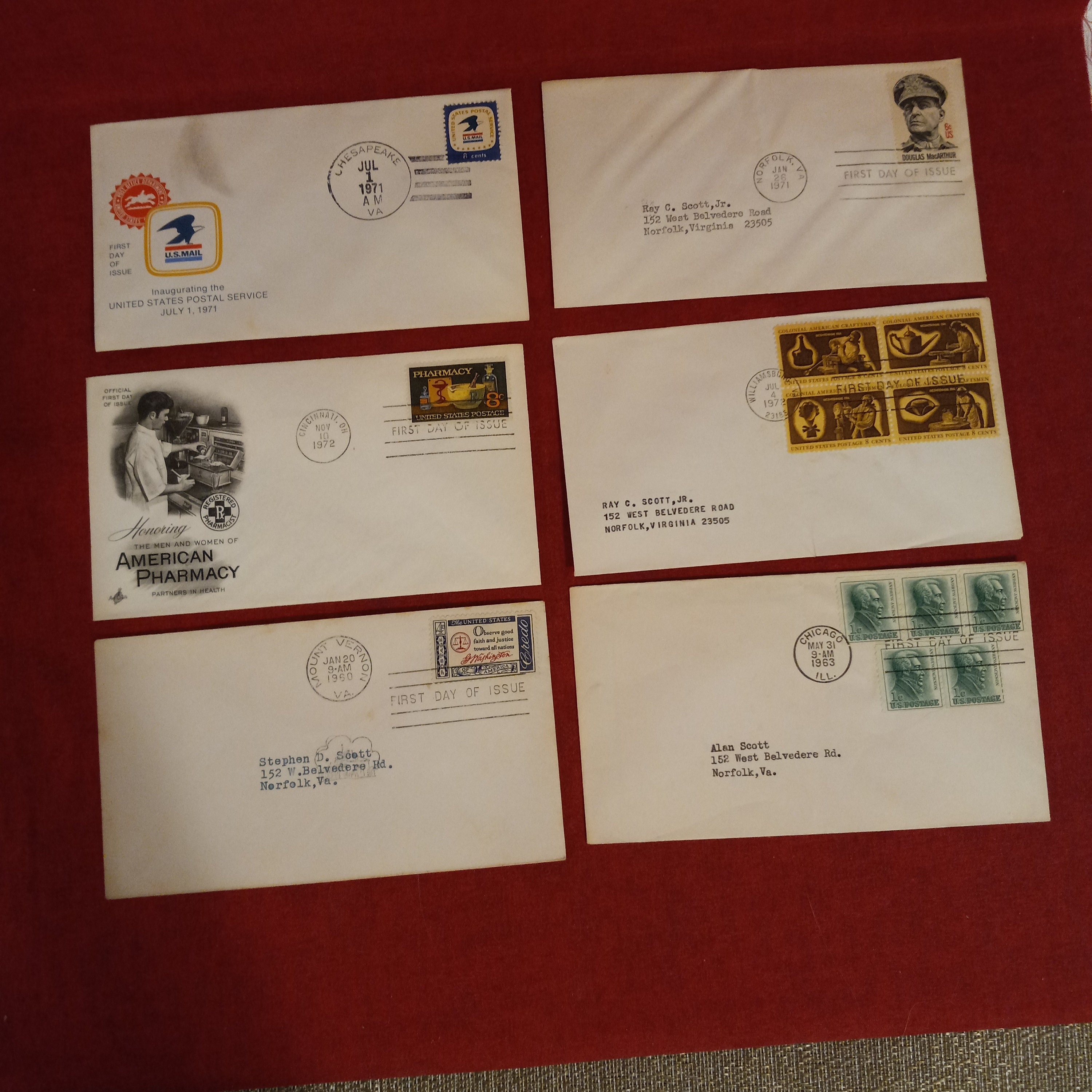 First Day Covers From the Sixties and Seventies. Twenty Four 24 in ...