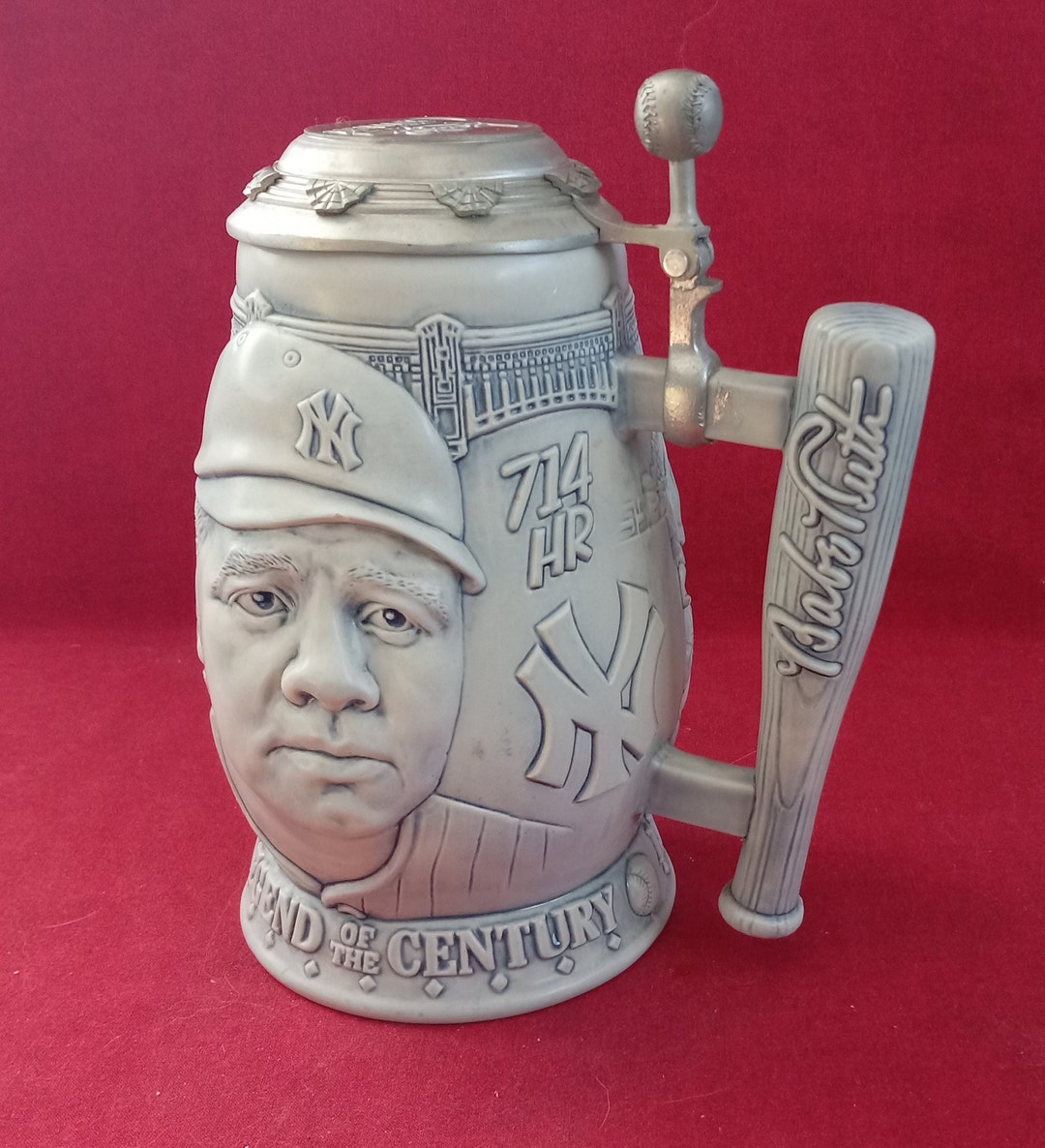 Avon Collector Beer Stein, Legend of the Century Babe Ruth 15026 - Etsy