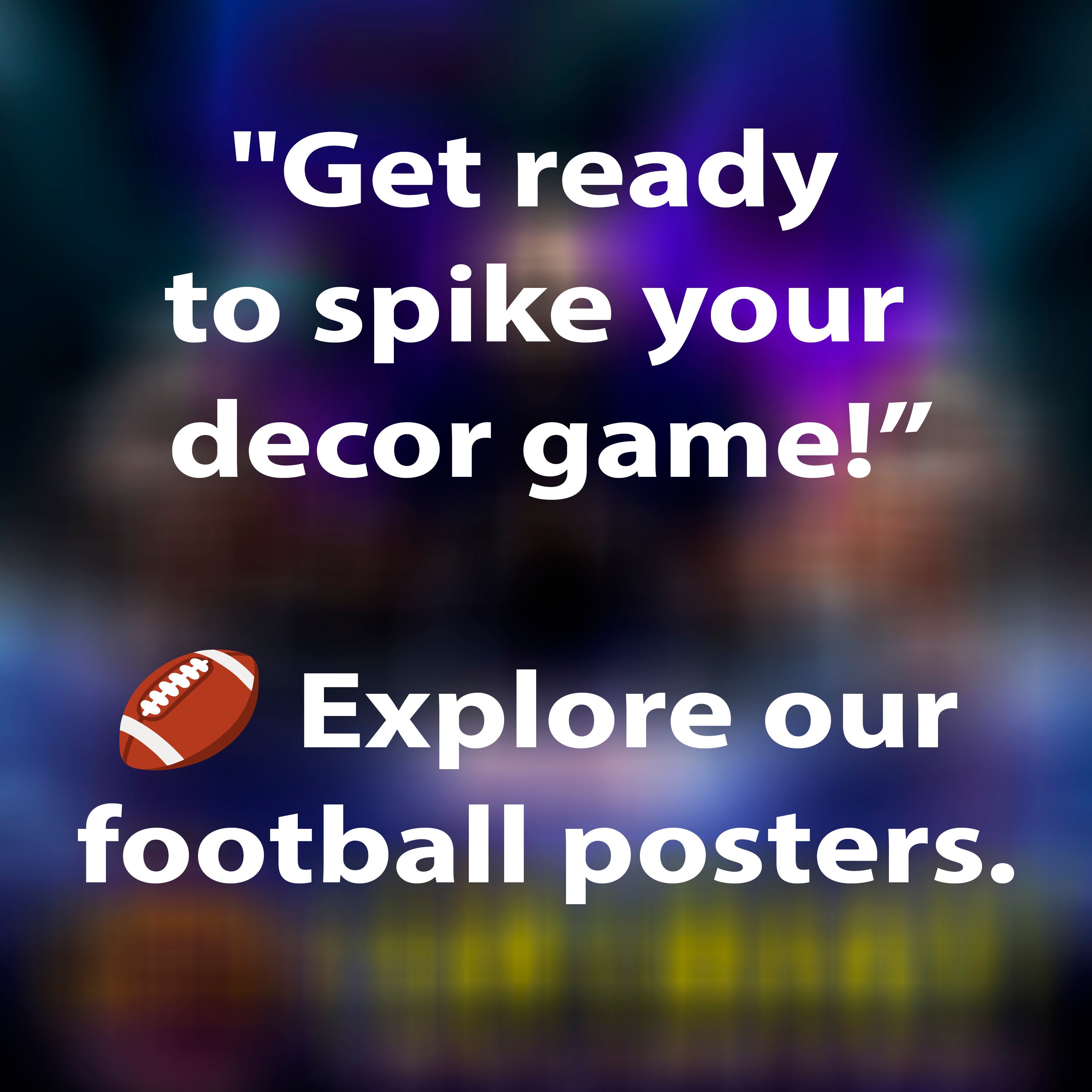 Custom Football Posters, Senior Night, Editable Football Poster ...
