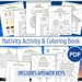 Printable Nativity Activity & Coloring Book, Christmas Activity Booklet ...