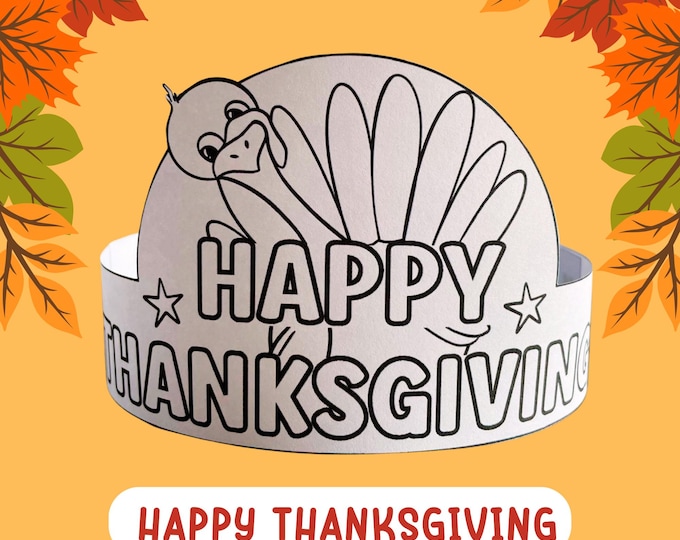 World Kindness Day Paper Crown Coloring Craft Activity for Kids ...