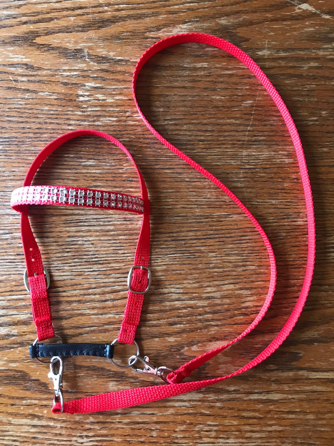 Hobby Horse Bridle Red With Bling - Etsy